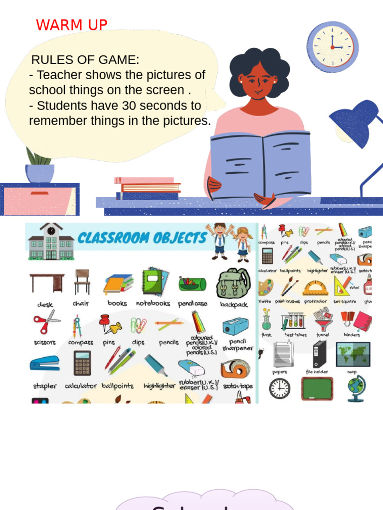 School Vocabulary for Beginners | PDF