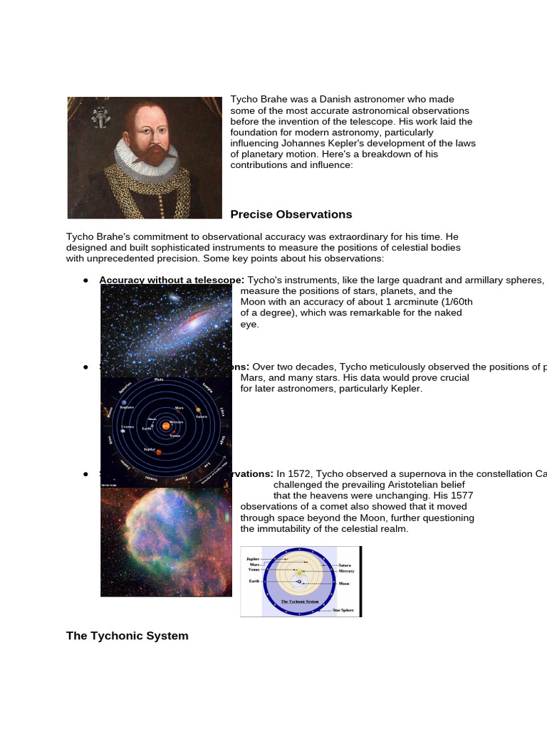 Tycho Brahe - English - Version | PDF | Tycho Brahe | Johannes Kepler