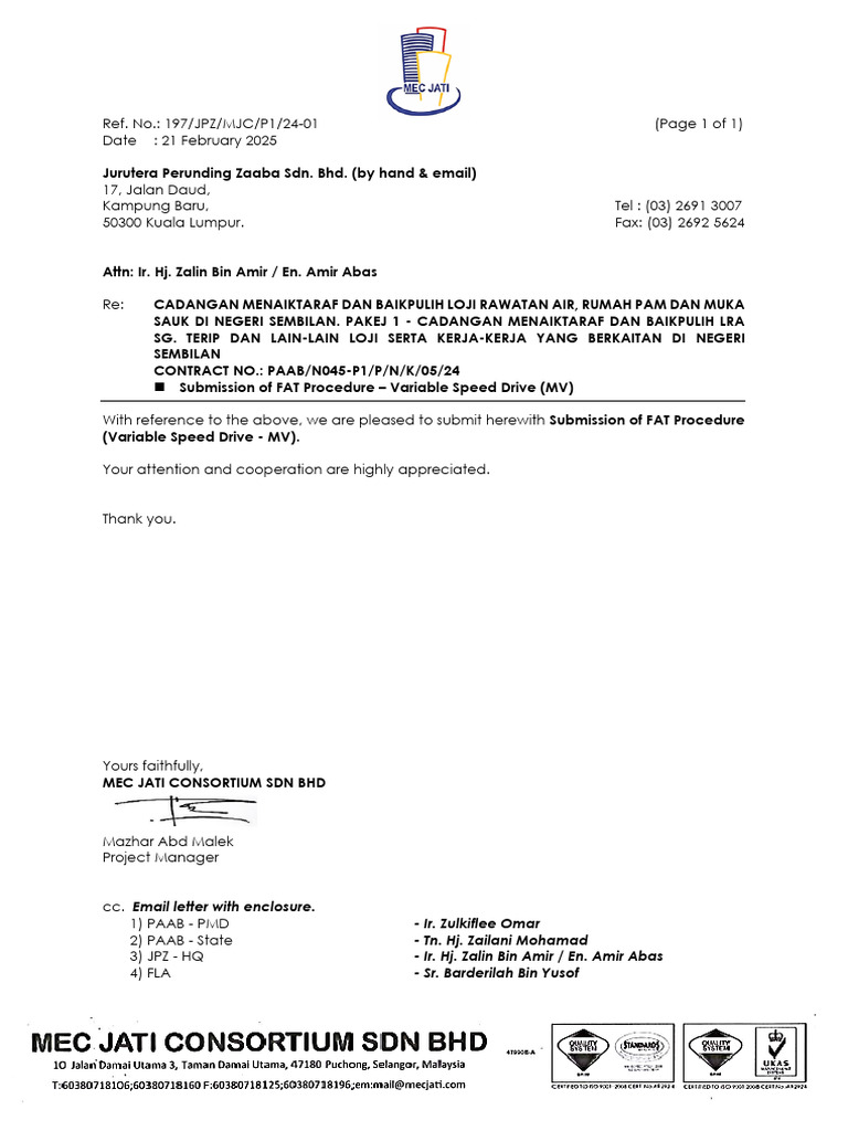 Variable Speed Drive FAT Procedure | PDF | Rectifier | Transformer