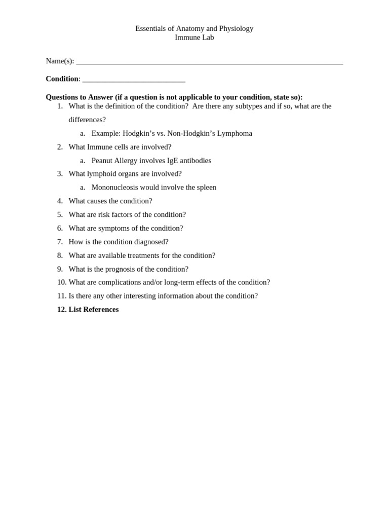 Immune Lab Updated | PDF