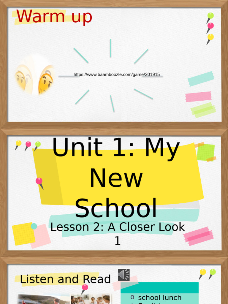 E6 - Unit 1 Lesson 2 A Closer Look 1 | PDF