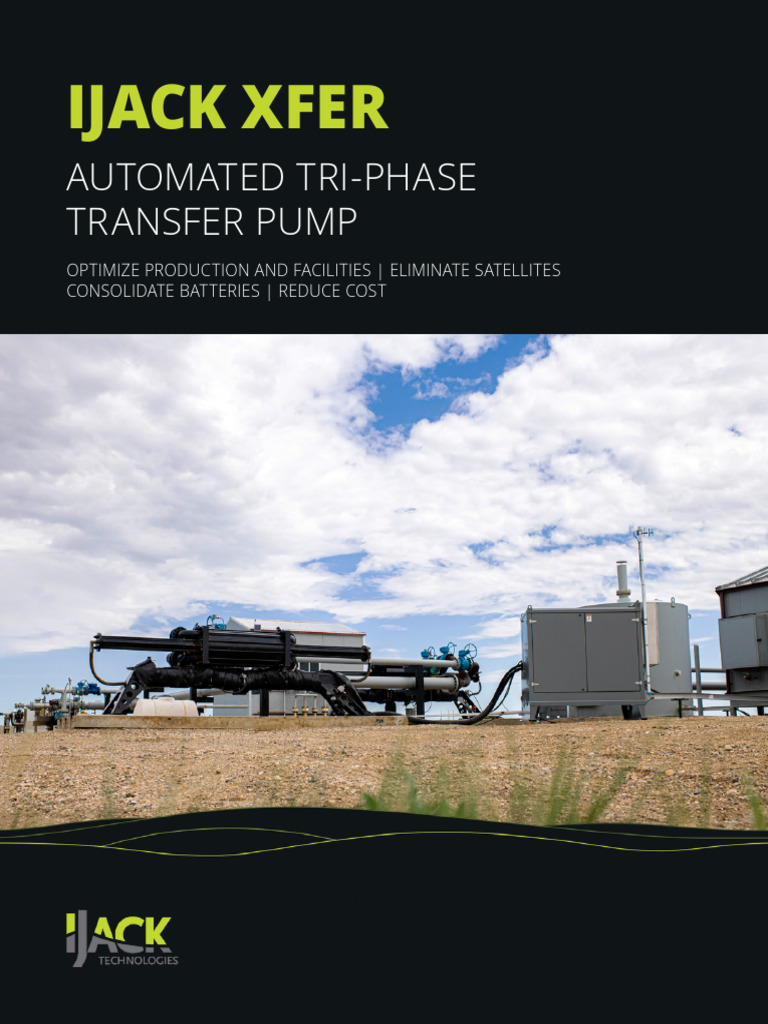 IJACK XFER Automated Transfer Pump | PDF | Pump | Gases
