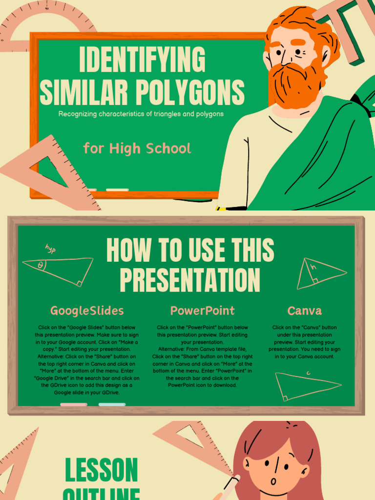 Polygons and Pythagorean Theorem For High School | PDF | Triangle ...
