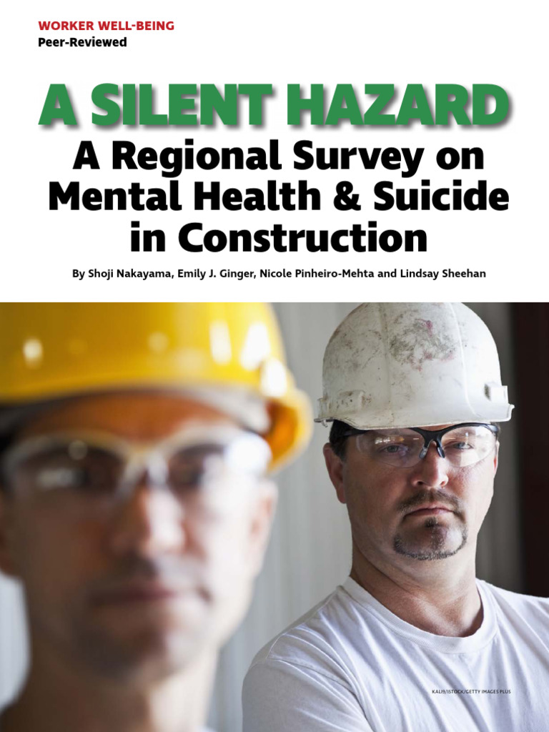 Mental Health in Construction | PDF | Employment | Mental Health