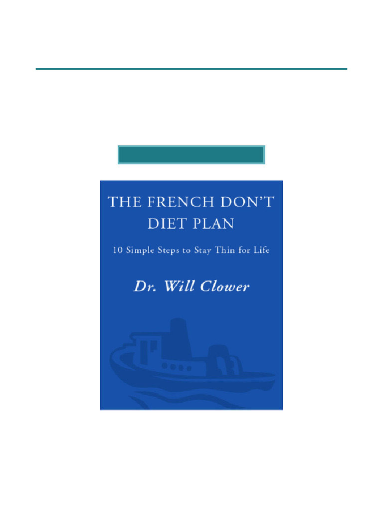 French Diet Plan: 10 Simple Steps | PDF