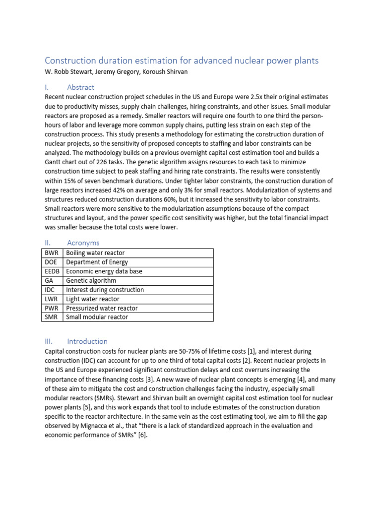 ConstructionSchedulePaper_preprint (1) | PDF | Mathematical ...