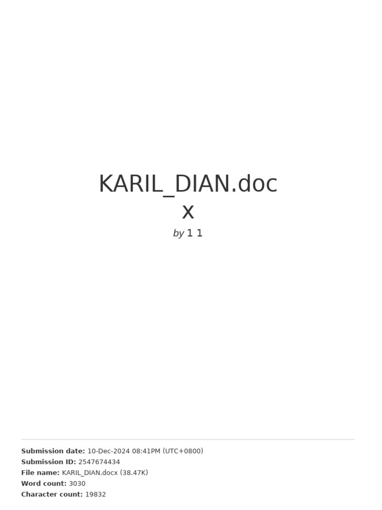 Karil Dian | PDF