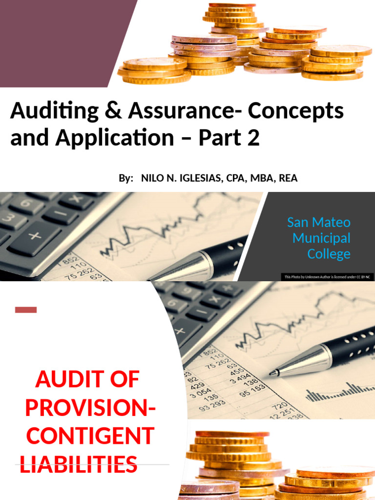 Module 4 Audit of Provision Contigent | PDF | Expense | Legal Liability