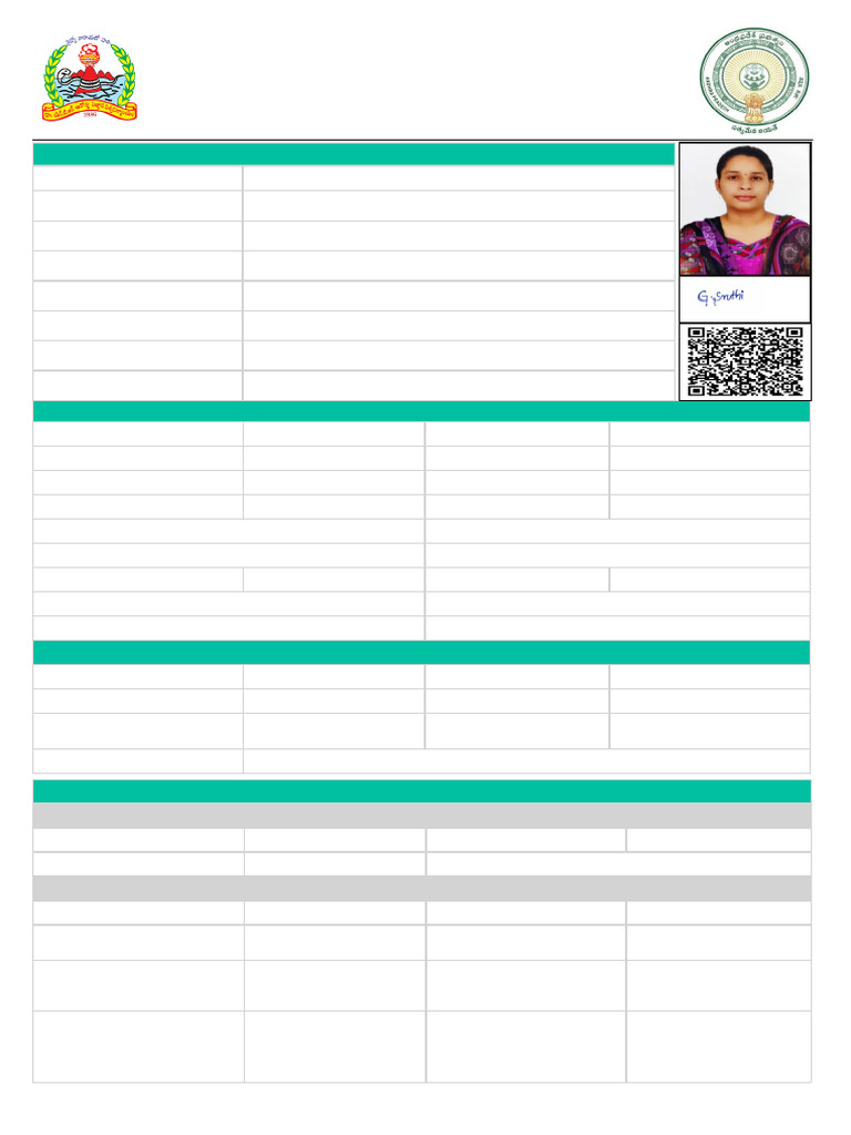 Sruthi Application | PDF | Government And Personhood