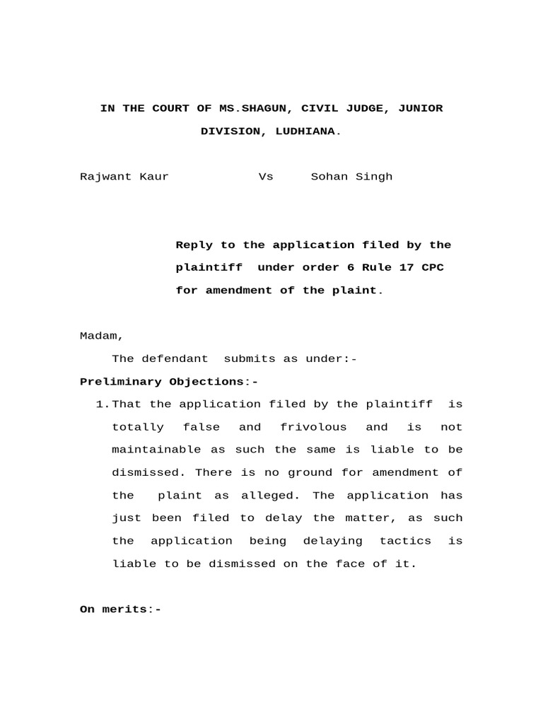 amendment | PDF | Lawsuit | Justice