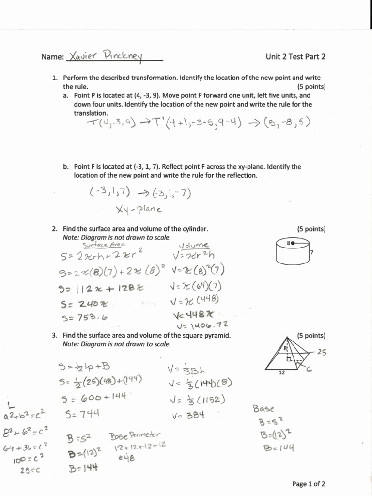 V (/C Ne': Name: Unit 2 Test Part 2 | PDF | Teaching Methods ...