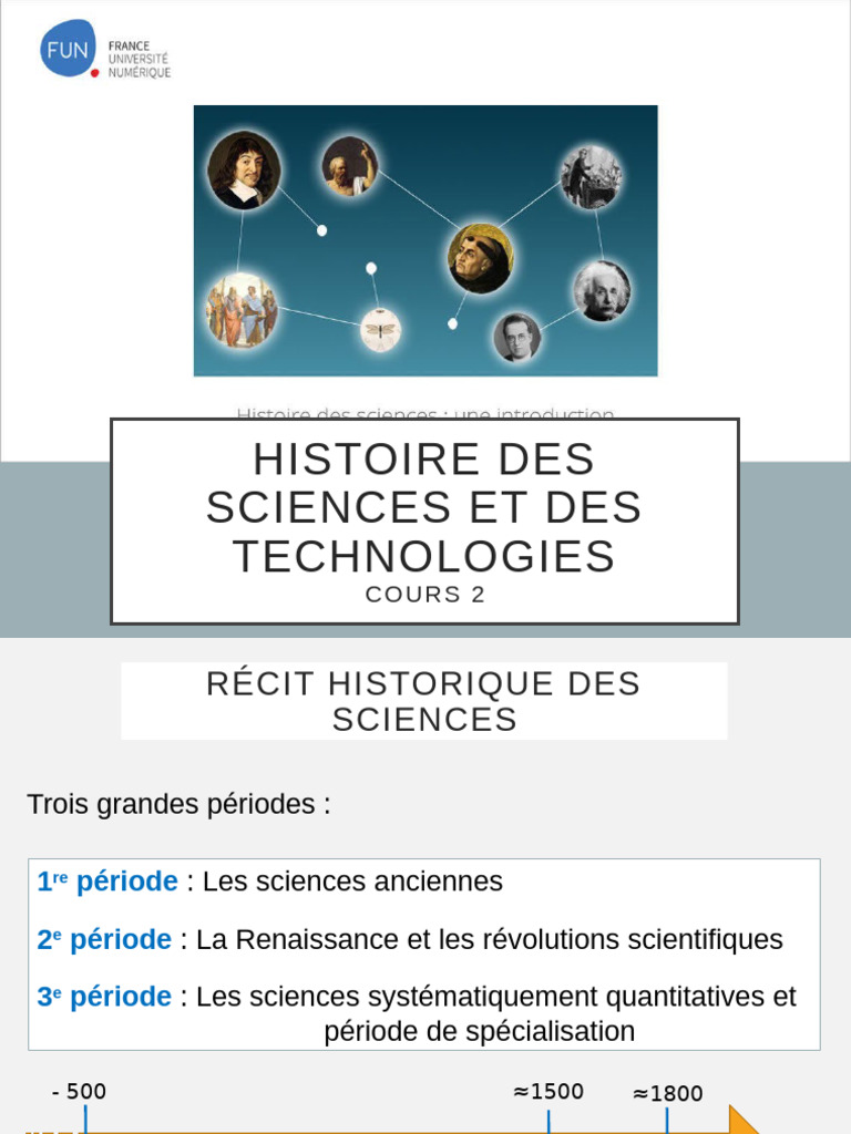 Histoire des sciences : des origines à la spécialisation | PDF ...