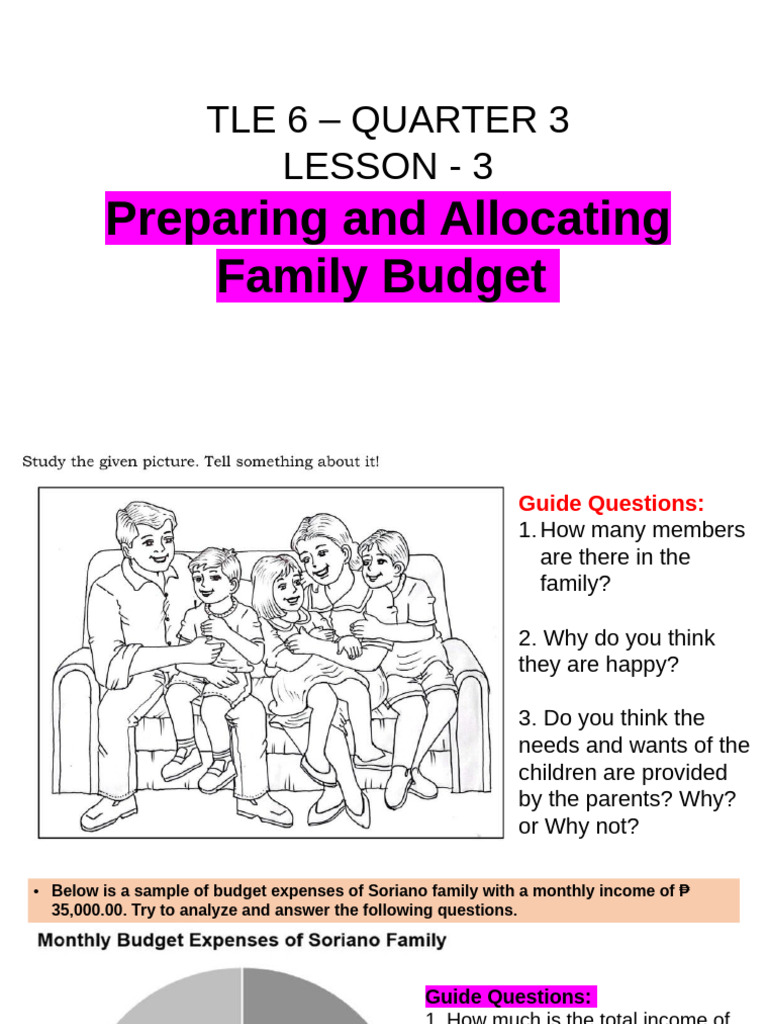 Q3 - LESSON 3 | PDF | Budget | Expense