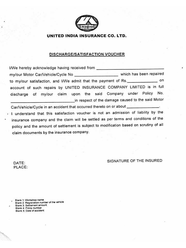 Satisfaction Voucher | PDF