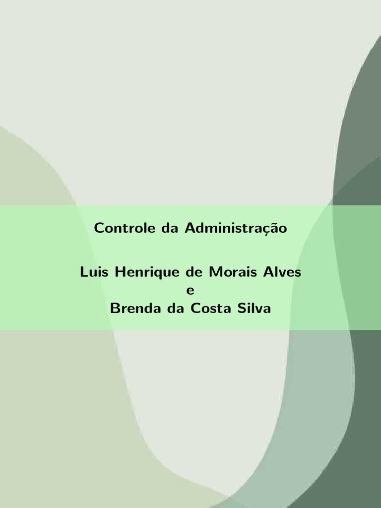 Controle Da Administração | PDF | Administração pública | Lei ...