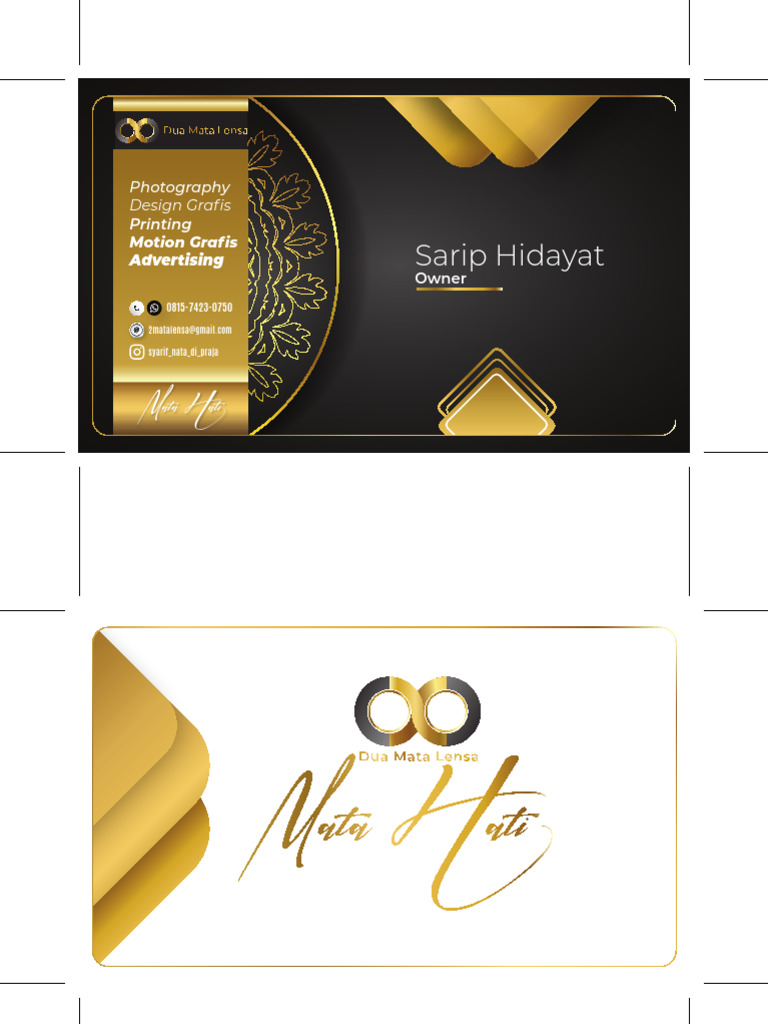 Kartu Nama Sarip | PDF