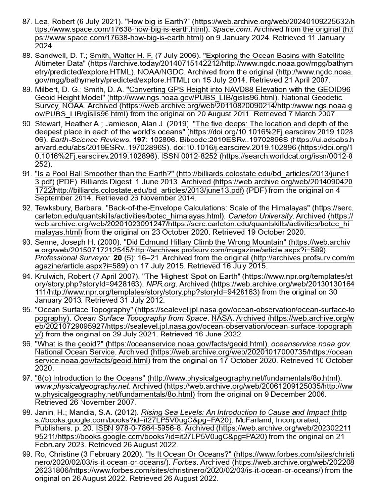 Earth - Wikipedia-32 | PDF | Geographic Data And Information | Cartography