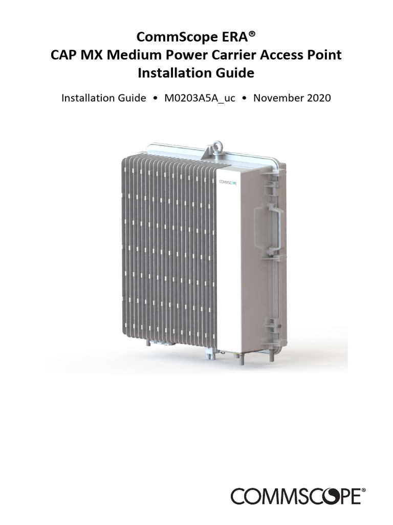 ERA CAP MX Installation Guide | PDF | Optical Fiber | Fiber Optic ...