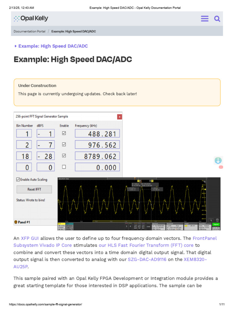 Example - High Speed DAC - ADC | PDF | Analog To Digital Converter | Digital To Analog Converter
