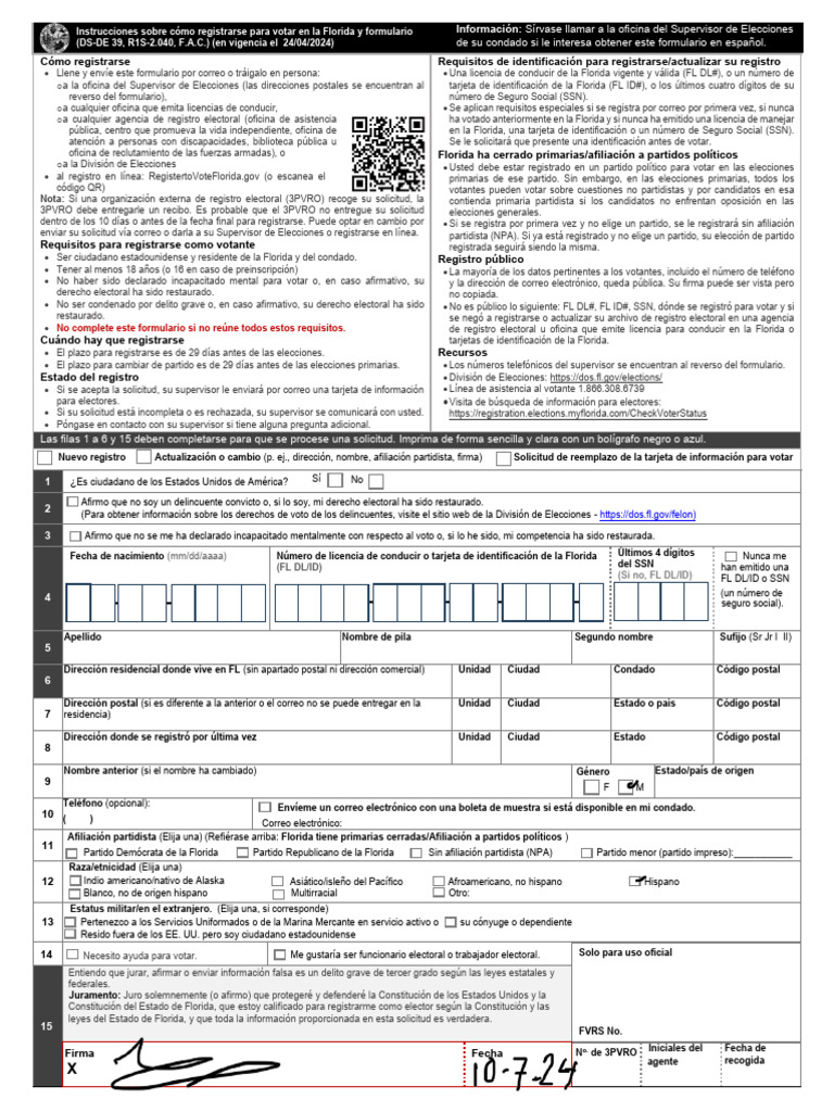 1s 2040 Form Ds de 39 SPN Fillable Eff 20240424 Final | PDF | Raza y ...