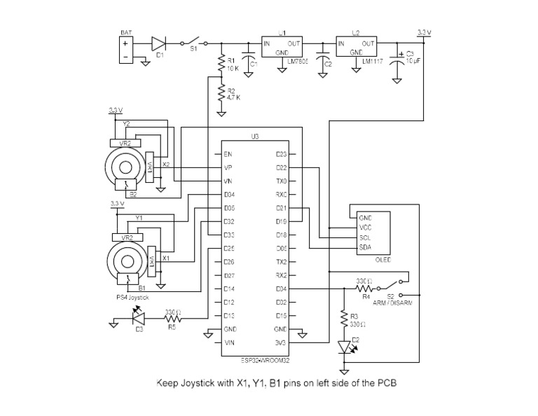 4 Joystick Schematic 19feb25 | PDF