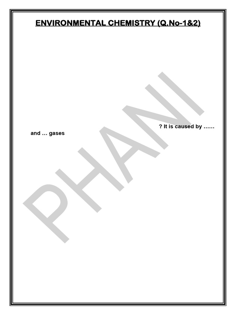Chem Vsaq for Toppers | PDF | Acid | Gases