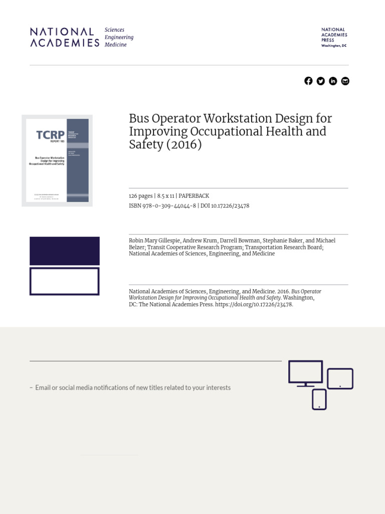 Bus Operator Workstation Design For Improving Occupational Health and ...