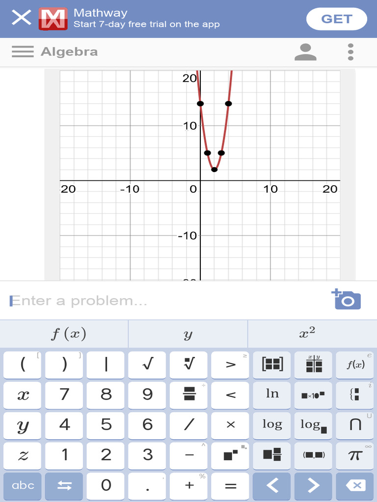 Mathway Algebra Problem Solver | PDF