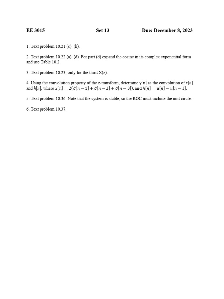 HW13 Solutions | PDF