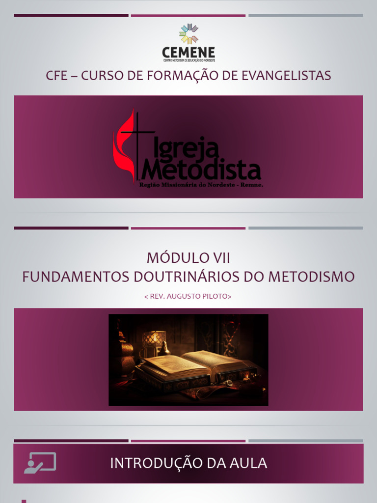 Fundamentos do Metodismo: Doutrinas e Práticas | PDF | Teologia ...