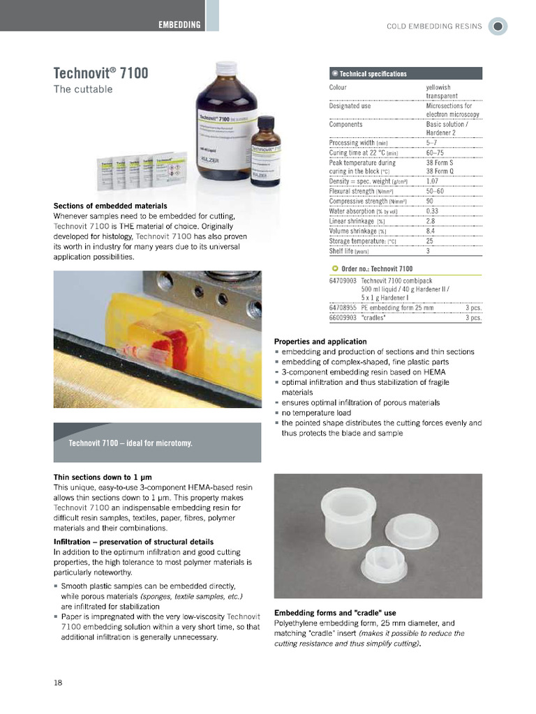 Brochure Technovit 7000 - Compressed | PDF