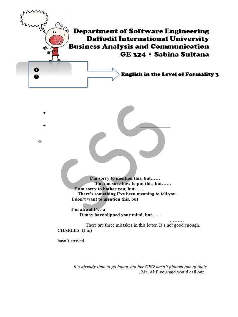 English in The Level of Formality 3 | PDF