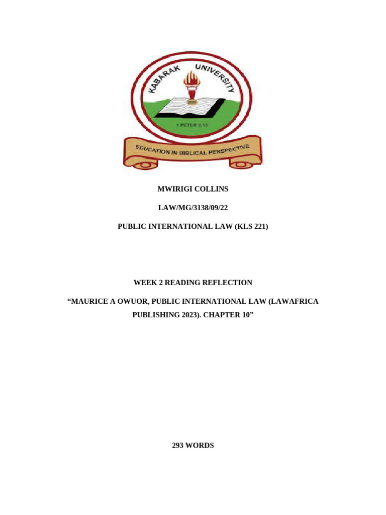 PIL WEEK 2 REFLECTION | PDF