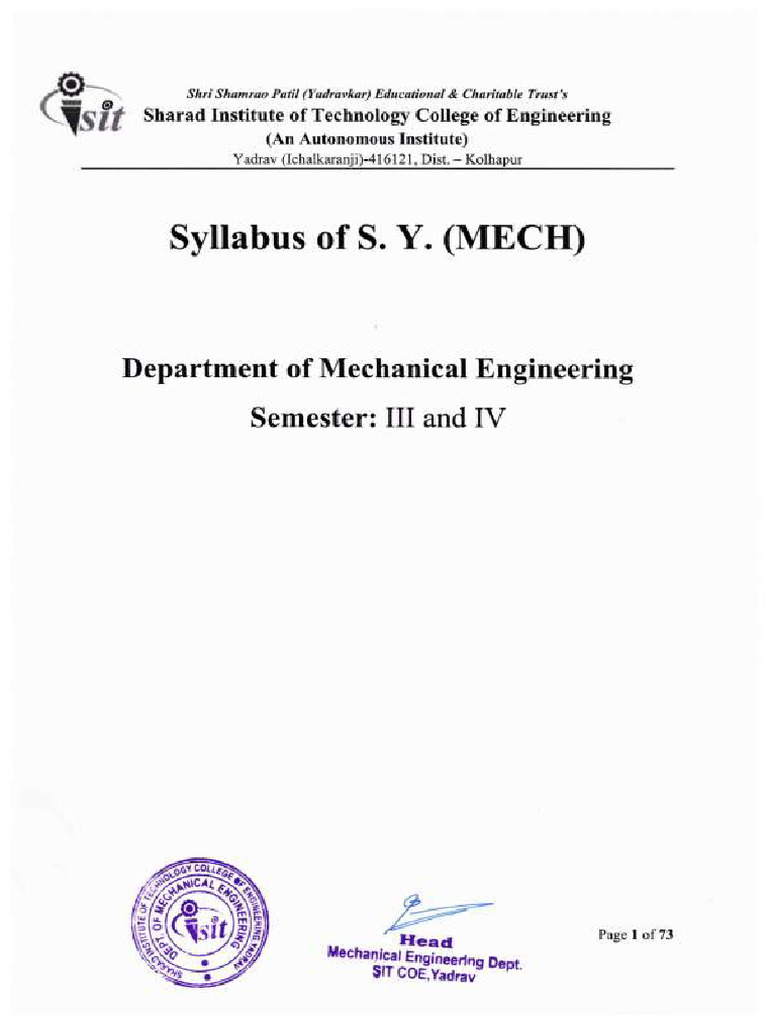 SY-Mech-Syllabus_compressed | PDF