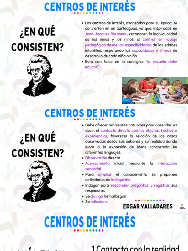 Centros de Interes | PDF