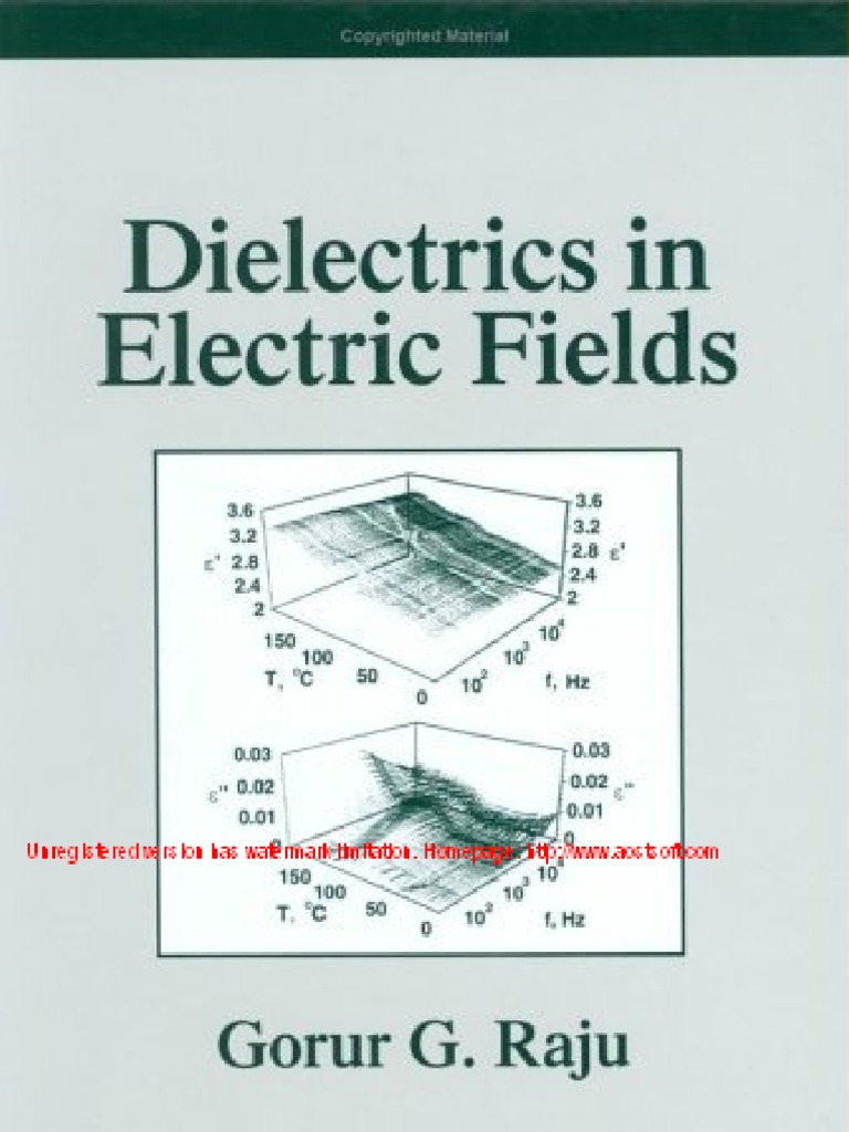 Dielectrics in Electric Fields Book | PDF | Dielectric | Electronic ...