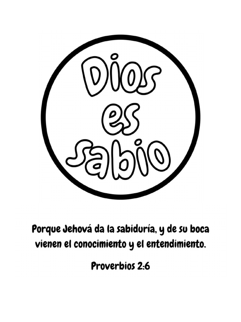 Dios Es Sabio | PDF