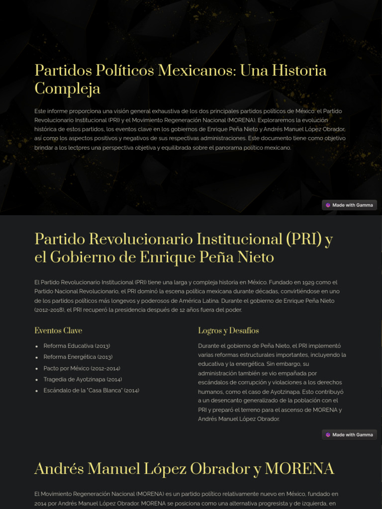Partidos-Politicos-Mexicanos-Una-Historia-Compleja | PDF