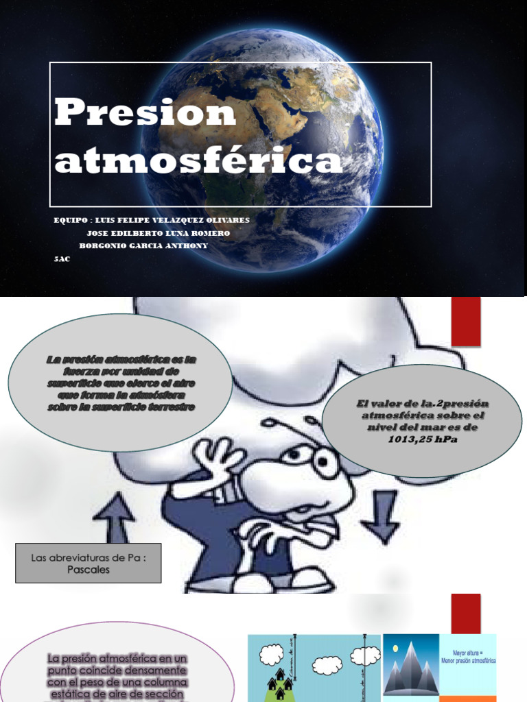 Presión Atmosférica y Manométrica Explicada | PDF