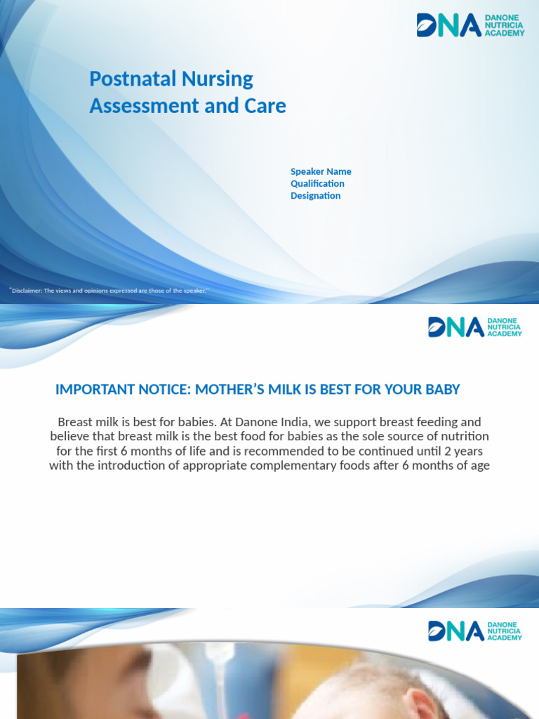 Postnatal Nursing Assessment and Care | PDF | Postpartum Period | Infants