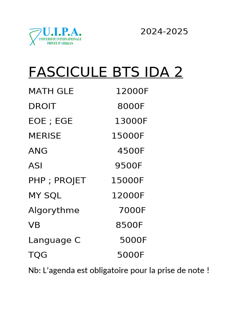 BTS Ida2 | PDF