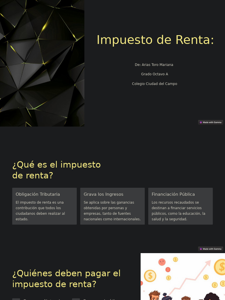 Impuesto de Renta | PDF | Impuestos | Impuesto sobre la renta