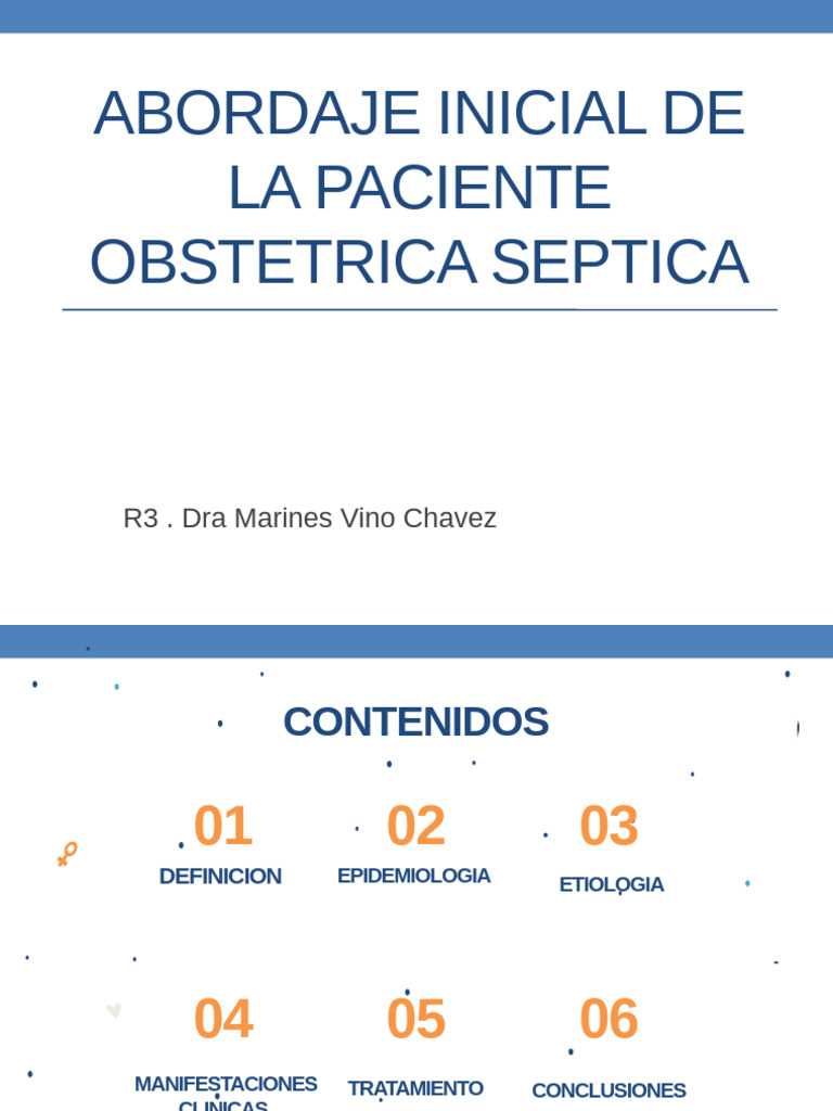 Abordaje Inicial de La Paciente Obstetrica Septica | PDF