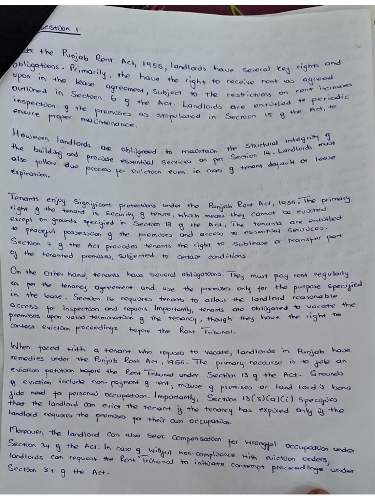 Land Laws Assignment | PDF