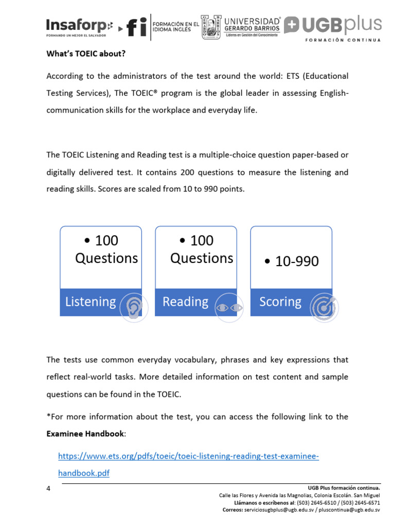 TOEIC Manual For Additional Practice and Studying | PDF | Adverb | Part Of Speech
