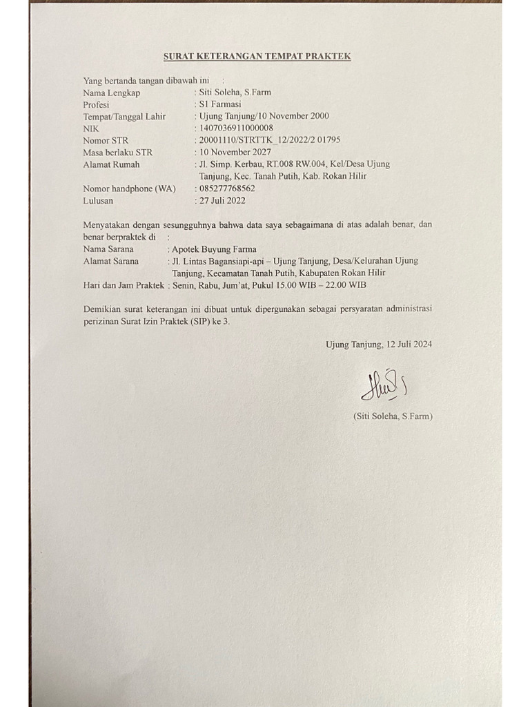 Fotcop Surat TPB | PDF