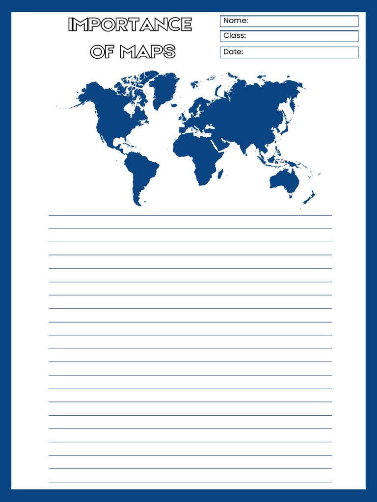 Importance of Maps | PDF