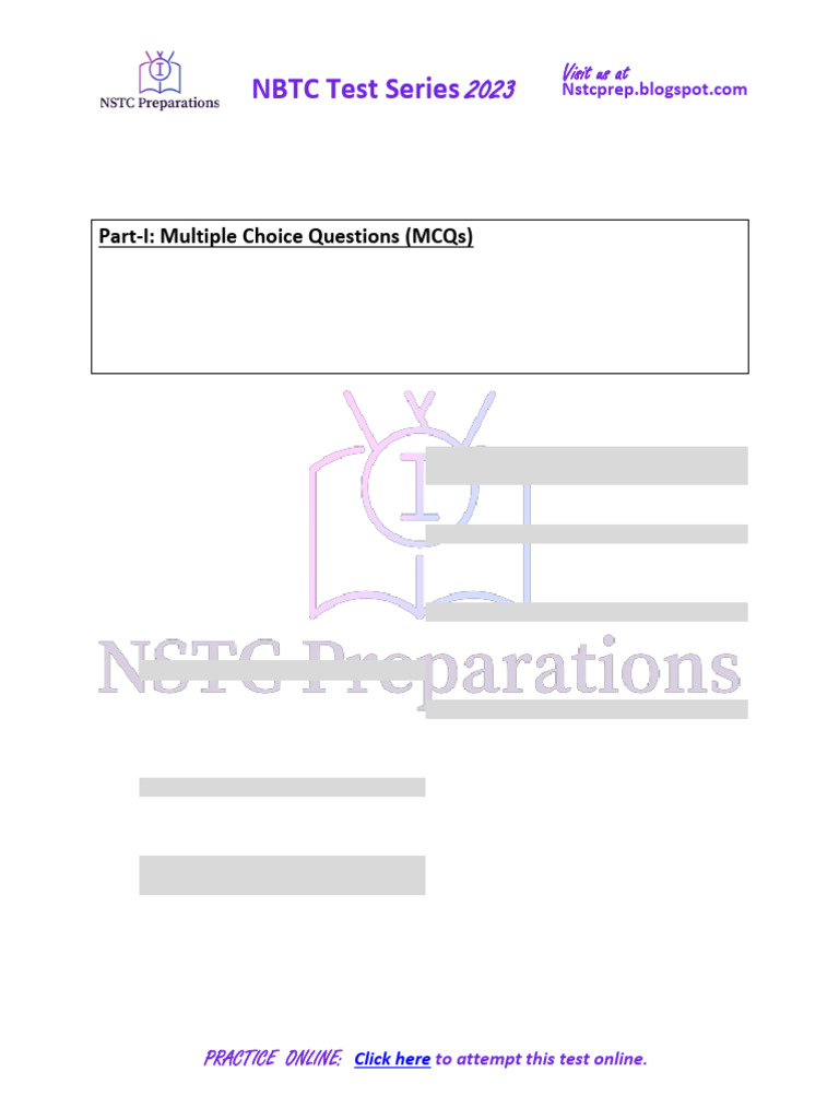 NBTC 2023 Cells and Tissues MCQs | PDF | Cell Membrane | Cell (Biology)