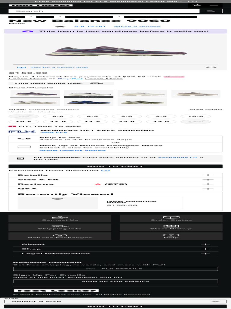 New Balance 9060 Foot Locker | PDF
