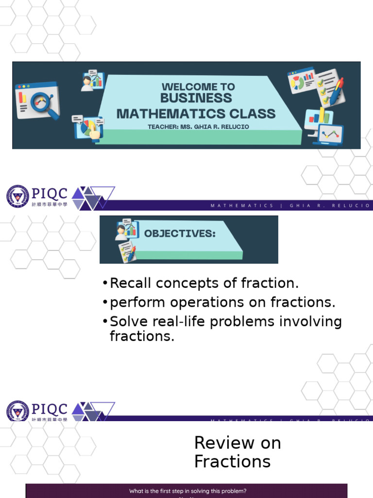 2425 Bus Math Intro | PDF